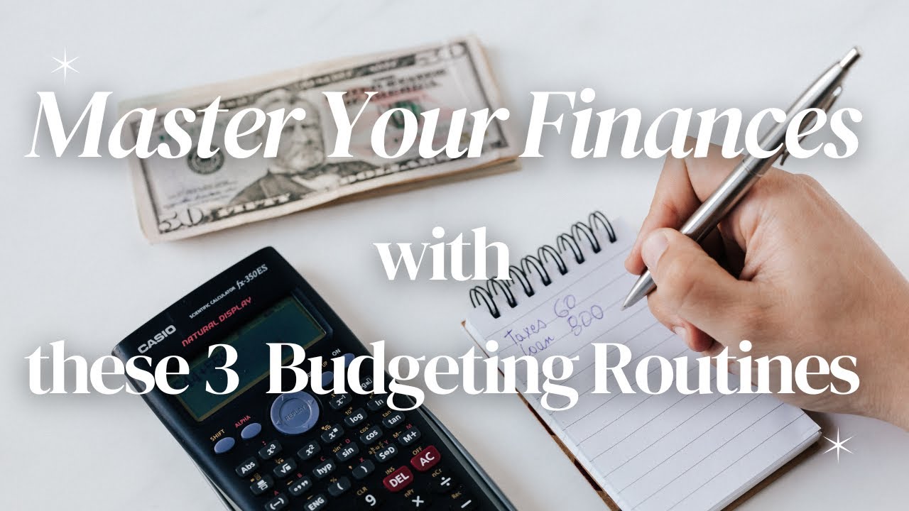 3 Budgeting Routines| Pre-Payday| Payday| Tracking Routines - YouTube
