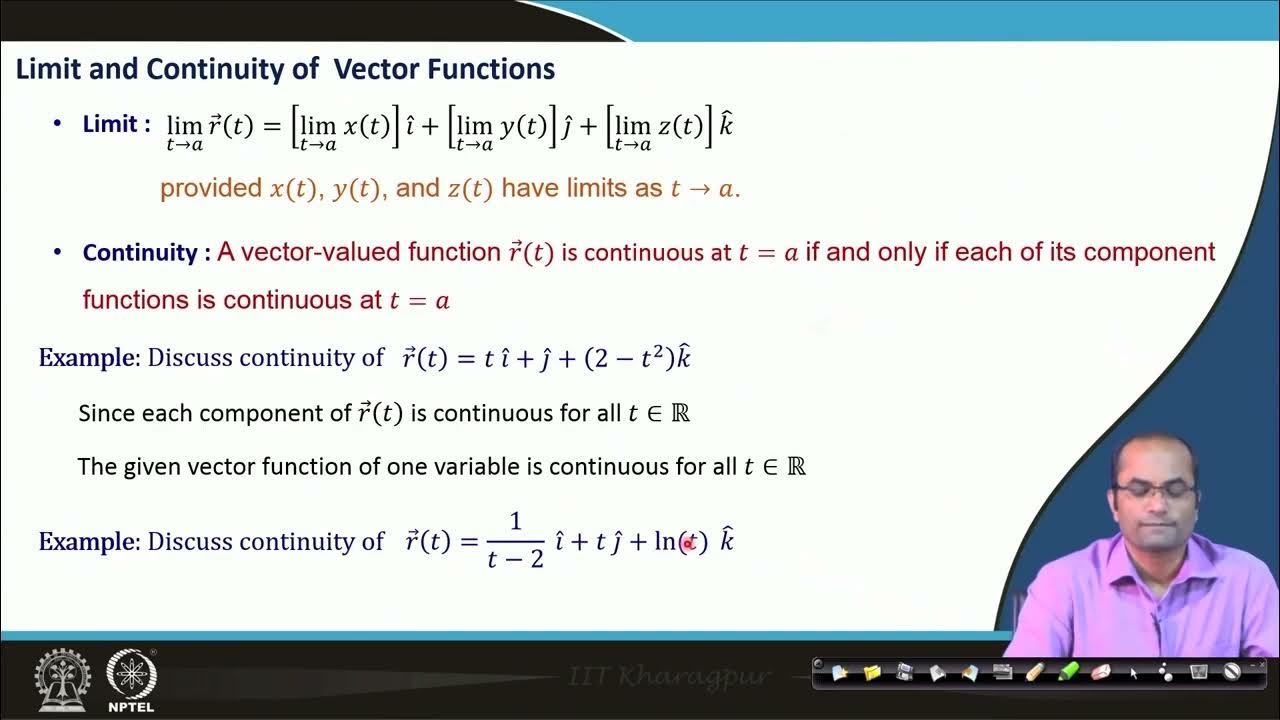 Vector Functions #swayamprabha #ch38sp - YouTube