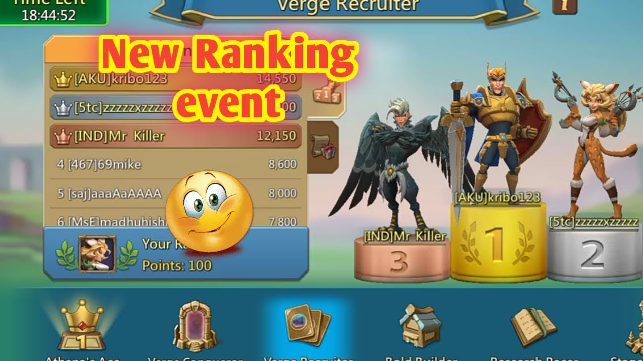 New Ranking event | Lords Mobile - YouTube