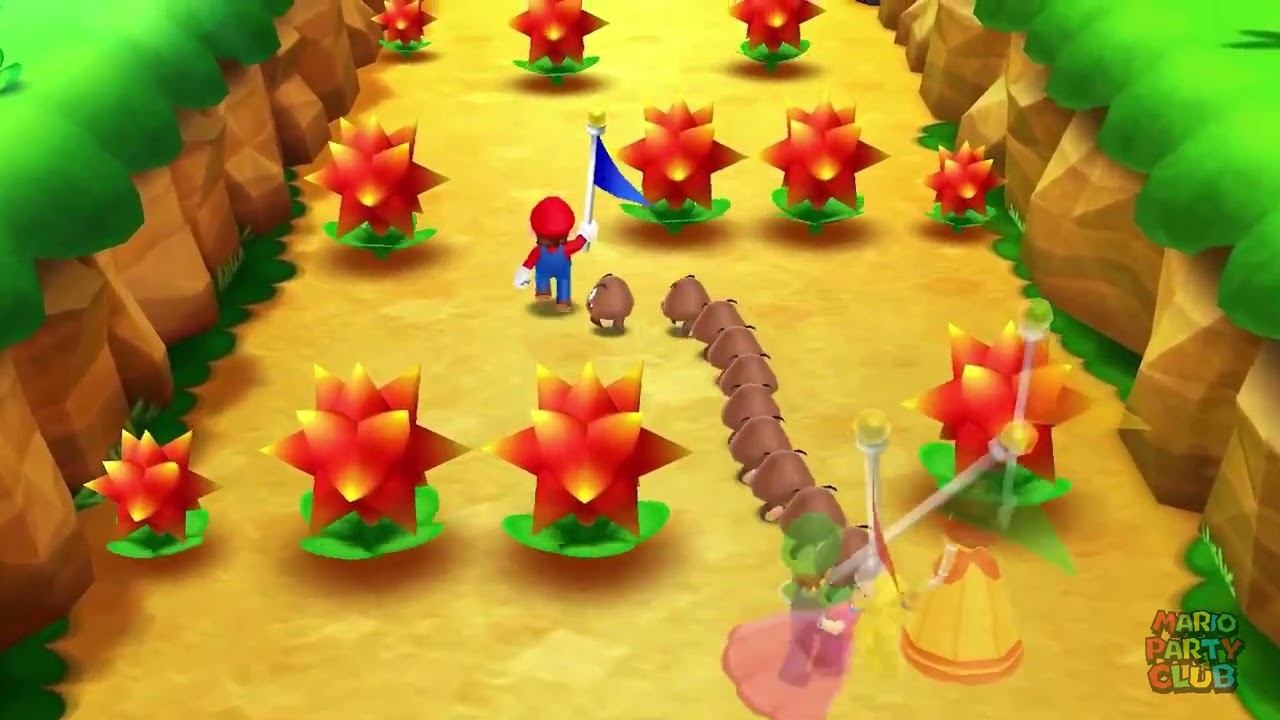 Mario Party Island Tour - Minigame - Goomba to Maneuver / Tour and ...