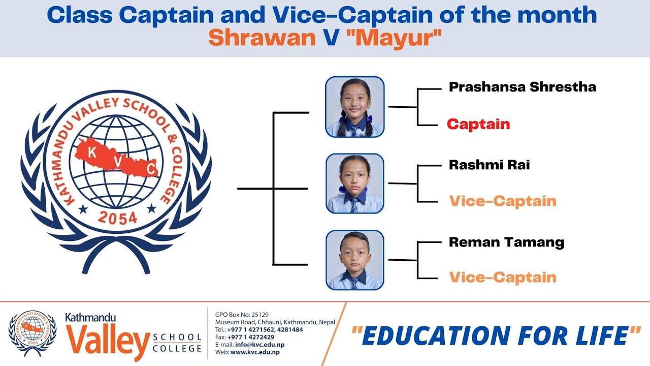 Result of Class Captain and Vice Captain of Shrawan - YouTube