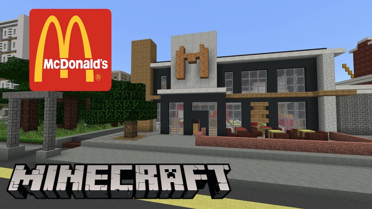 Awesome custom made McDonalds Minecraft Tour - YouTube