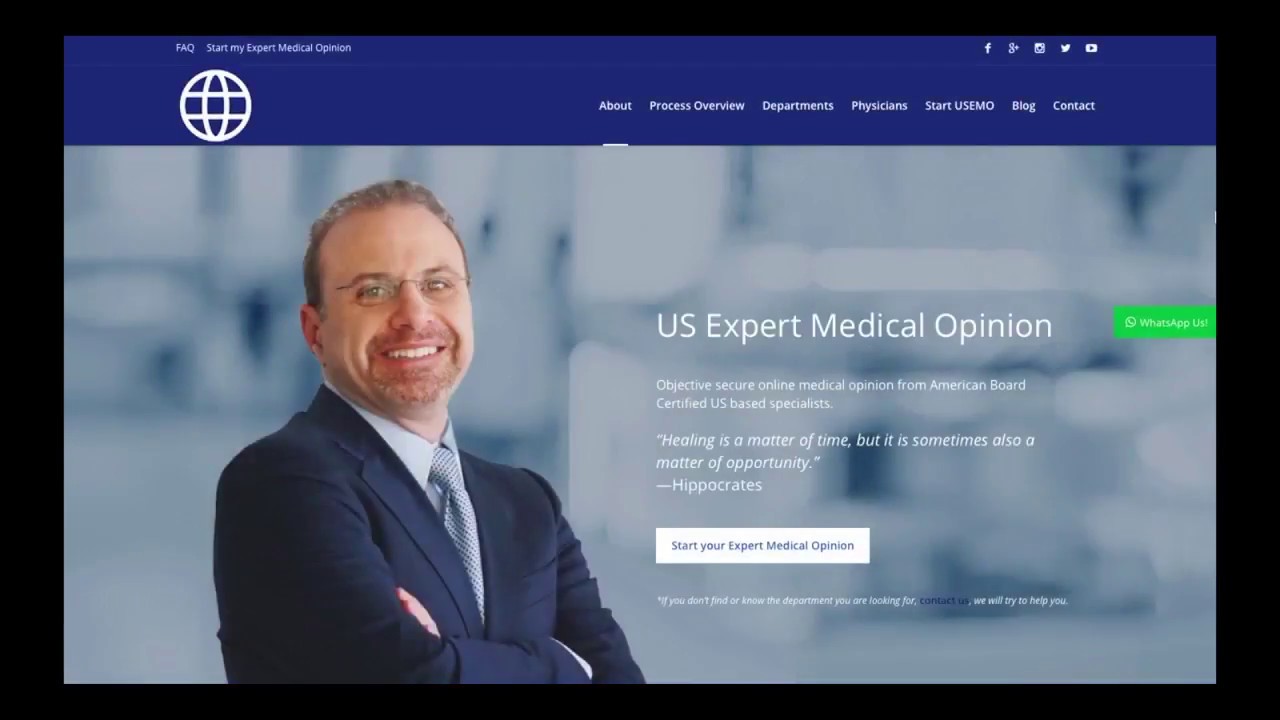 Online Second Medical Opinion | US Expert Medical Opinion - YouTube