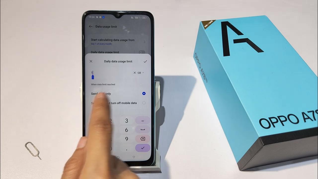 how to set data limit in oppo A78 5G , A77s | oppoA77 me daily data limit setting kaise kare ...