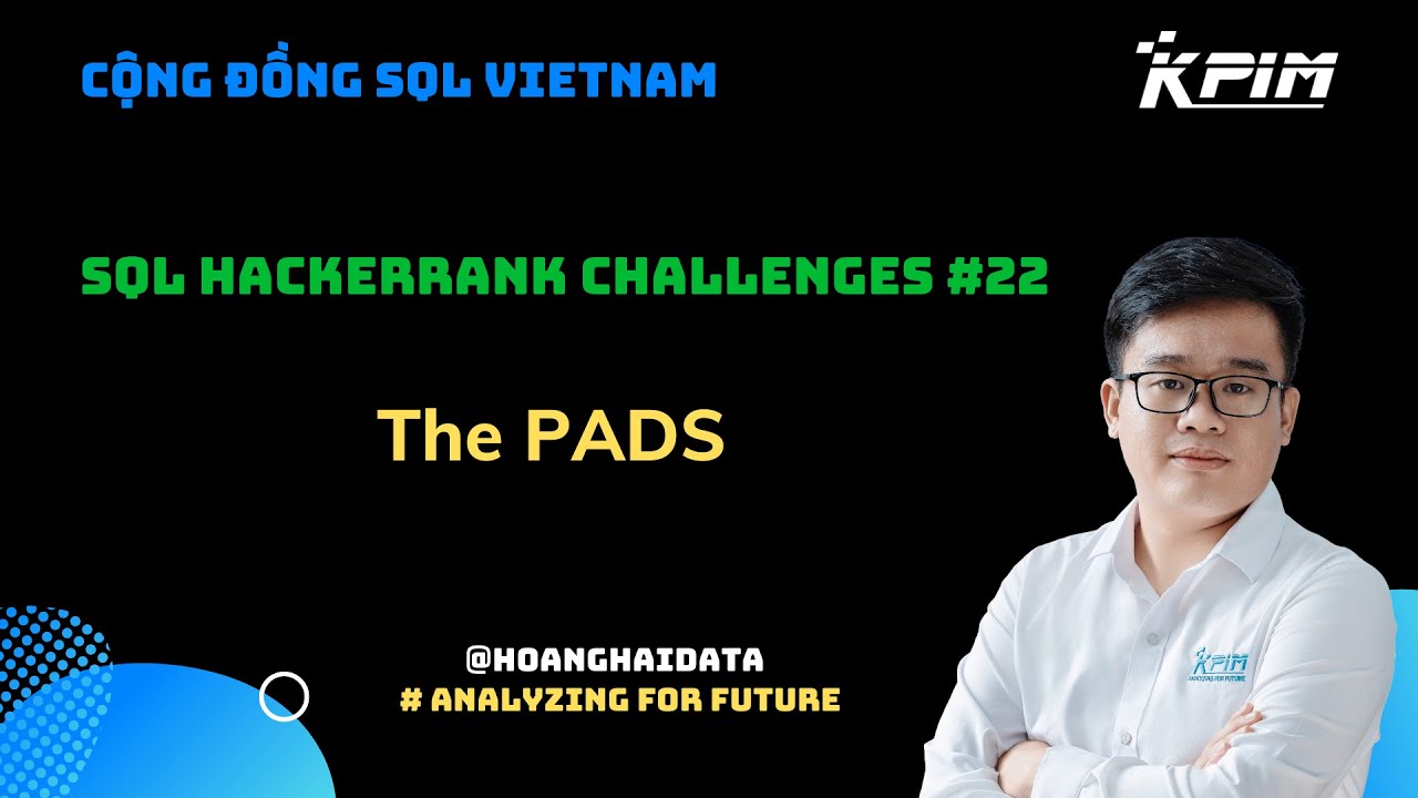 SQL HackerRank Challenges #22 - The PADS (Professor, Actor, Doctor, Singer) - YouTube
