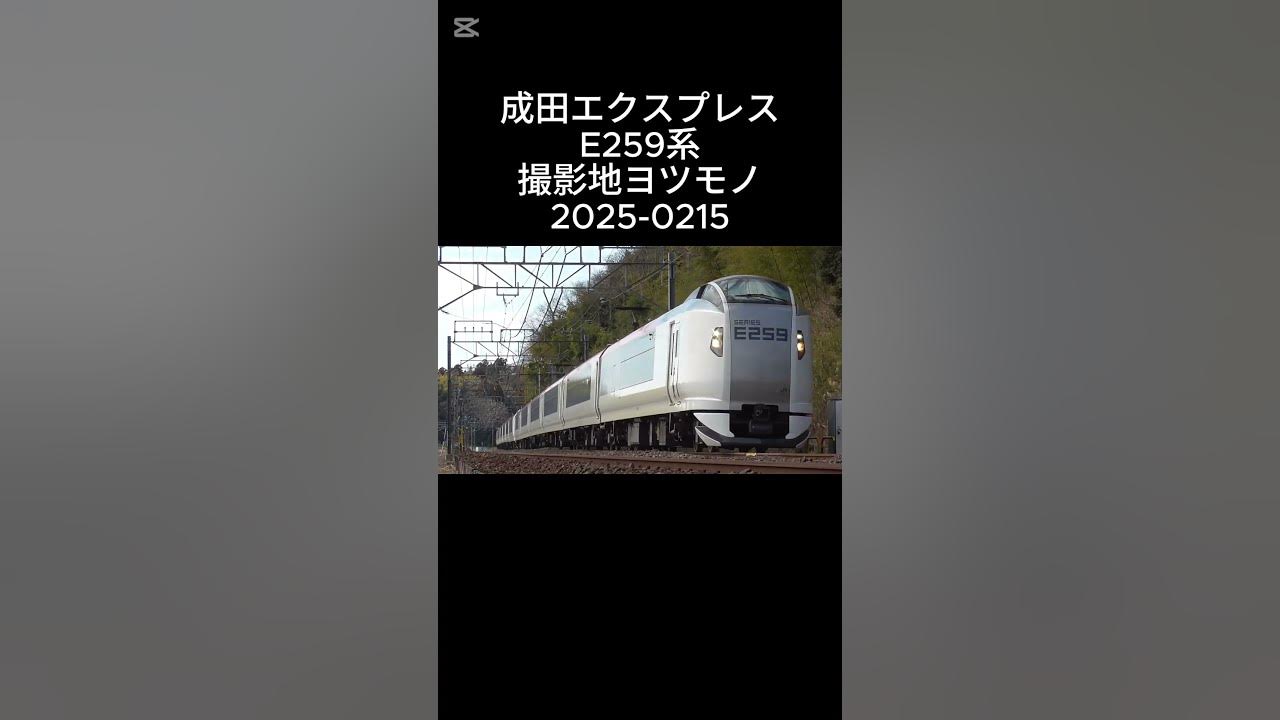 成田エクスプレスE259系撮影地ヨツモノ2025 0215 - YouTube
