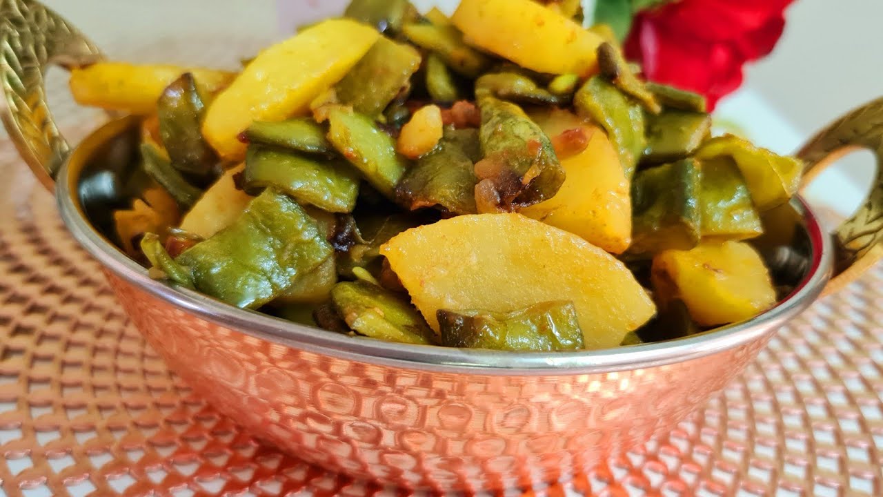 Chatpati Aloo Sem Ki Sabji 🔥 ️| How to Cook Aloo Sem Sabji # ...