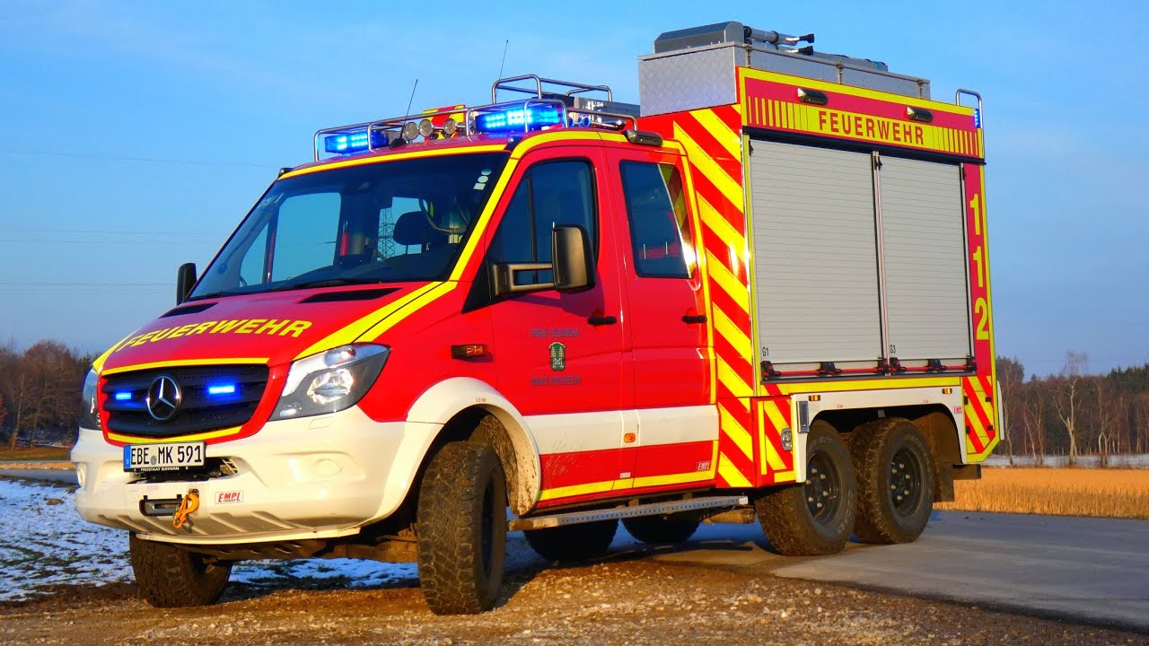 [Sprinter 6x6] GW-THL Freiwillige Feuerwehr Markt Kirchseeon - YouTube