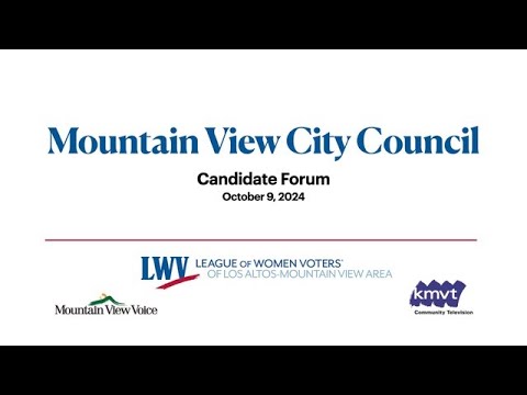 Mountain View City Council Candidate Forum October 2024 - YouTube