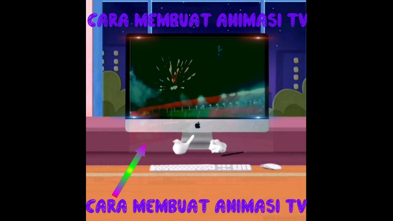 #TRENDING20 TUTORIAL MUDAH CARA MEMBUAT ANIMASI TV - YouTube