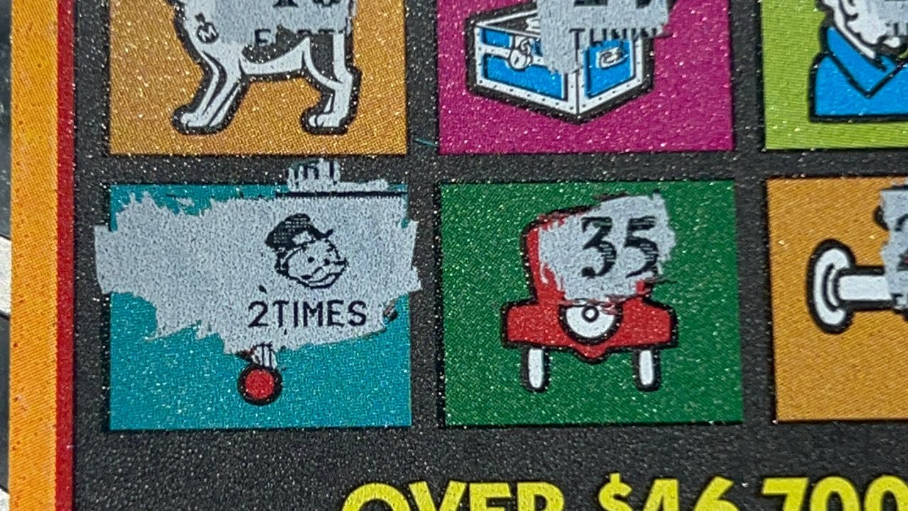 $20 Monopoly $10,000 a Week for Life Georgia Lottery whole book part 1 ...