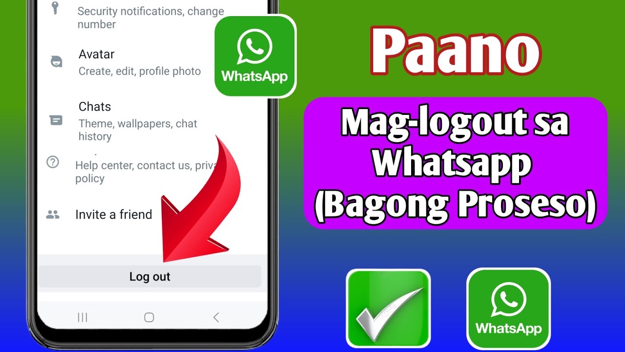 Paano Mag logout Sa Whatsapp Account Android iOS Paano Mag logout paano-mag-logout-sa-whatsapp-account-android-ios-paano-mag-logout