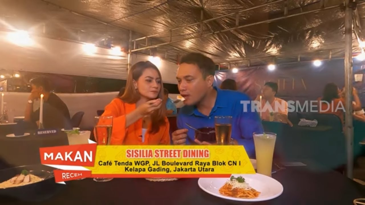 Elsa Syarif & Menco Hidayat Kulineran di Sisilia Street Dining | MAKAN ...