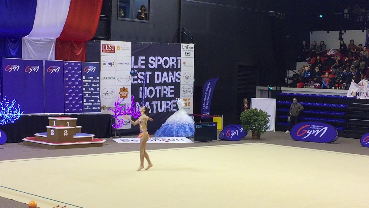 Alice Vignes - Nat C 14/15 ans - France Besançon 2018 - YouTube