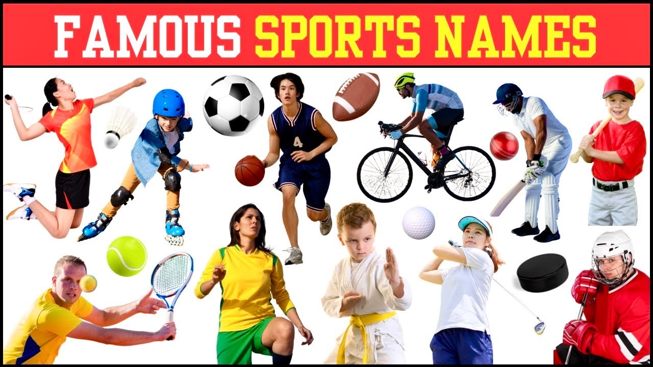 Learn 20 Sports Names | Sports Balls for Kids | Learning and ...