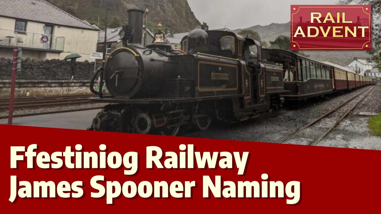 Ffestiniog Railway - James Spooner Naming Ceremony (4K) - YouTube