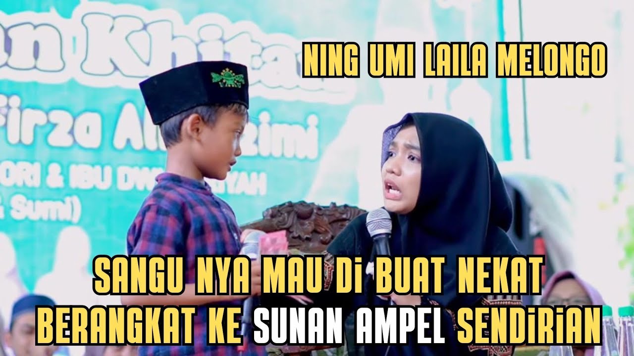 NING UMI LAILA MELONGO ‼️ RAJA MAU NEKAT LIBURAN KE SUNAN AMPEL - YouTube