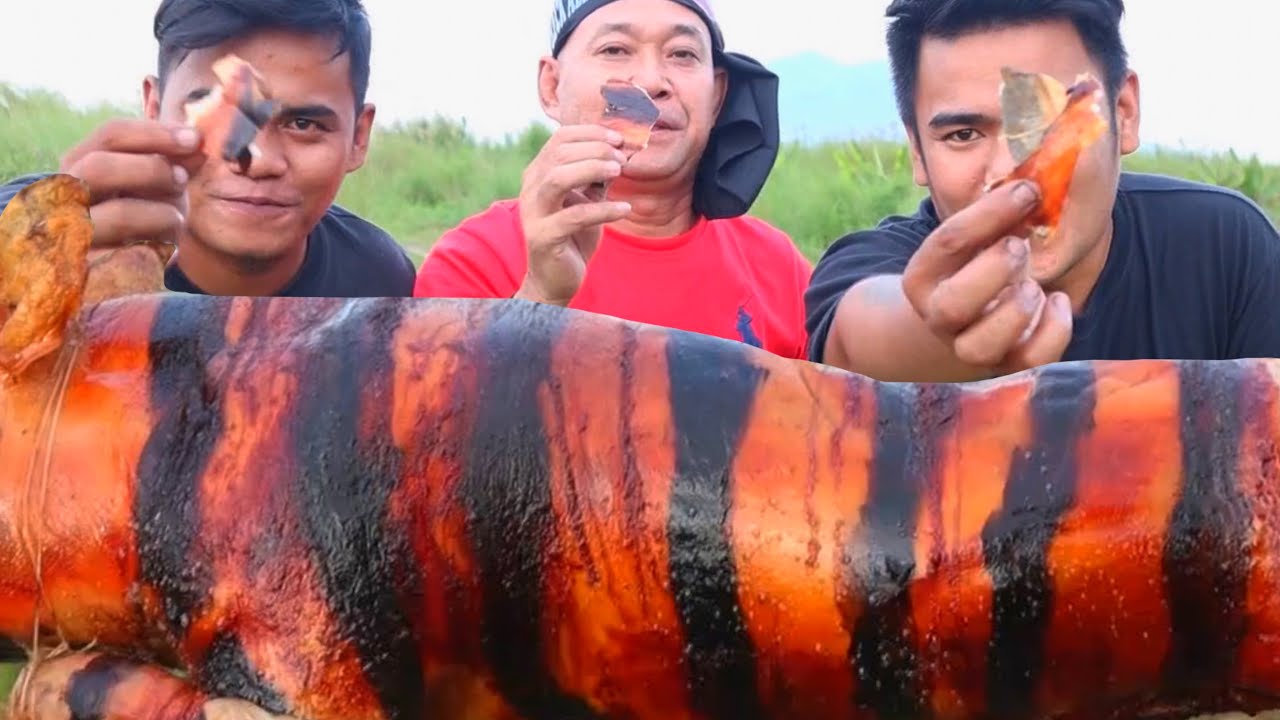 OUTDOOR COOKING | STRIPE LECHON WITH A TWIST (HD) - YouTube
