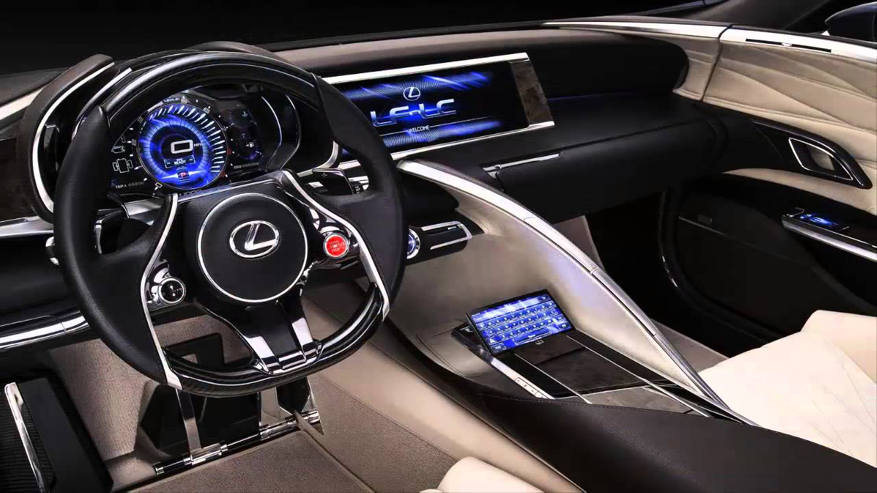 Car Interior 2012 Lexus LF LC Blue Hybrid Concept 500 hp - YouTube