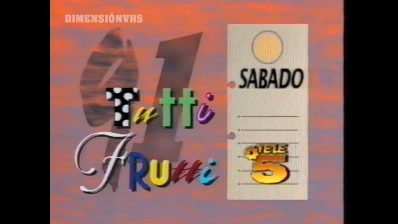 Bloque de publicidad y promos Tele5 (1991) Juanito Navarro en Tutti ...