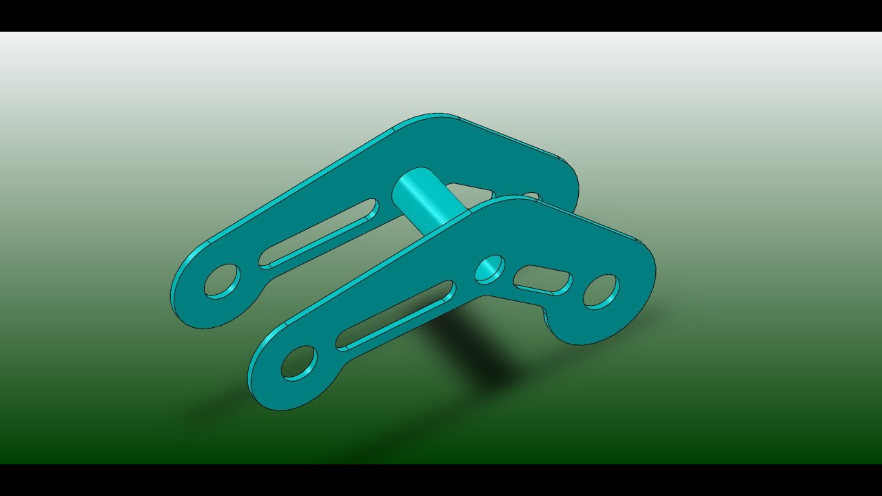 3D graphics drawing of simple parts... Easy or not just try it ...
