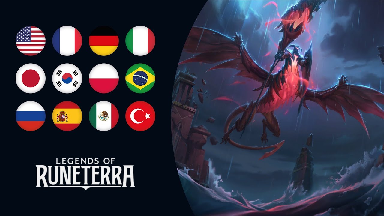 Taarosh - All Voice Lines - All Languages | Legends of Runeterra - YouTube