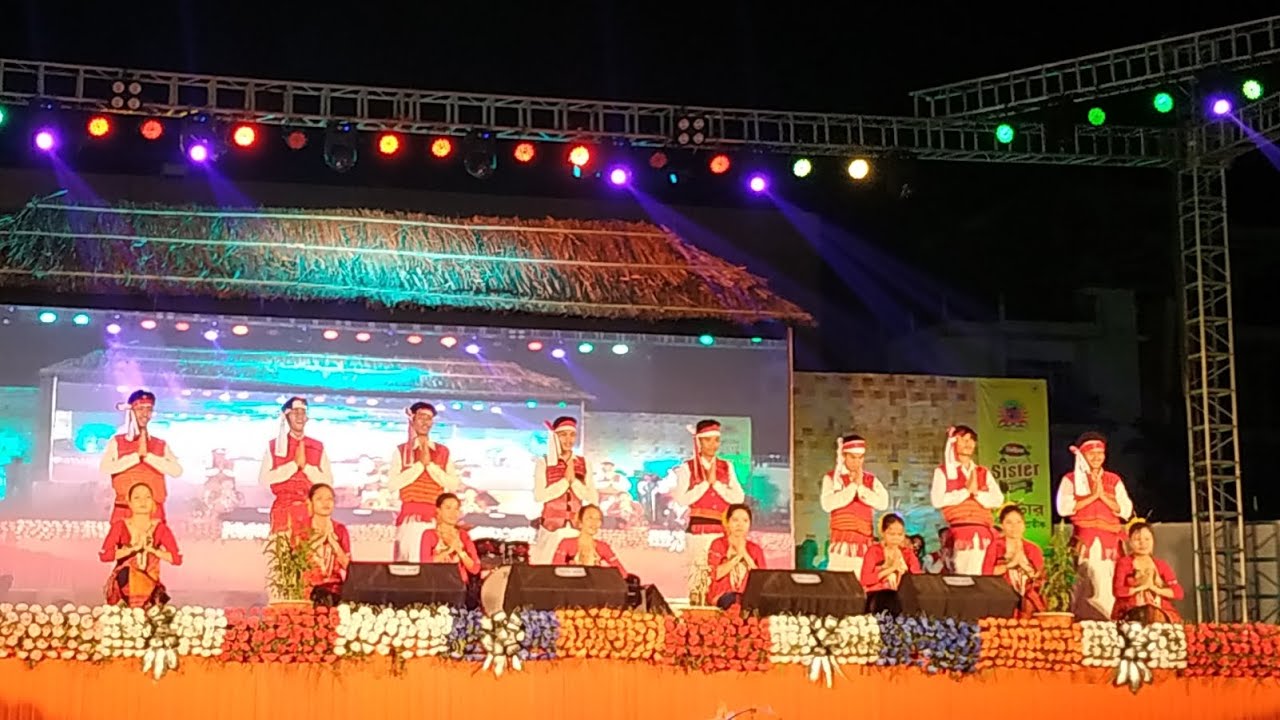 Chakma Traditional Bizu Dance || Bizu mela Agartala 2023|| Townbam ...