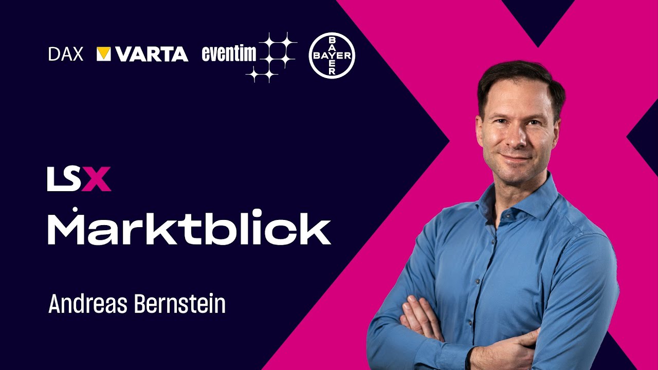 Rutsch im DAX📉 Tolle Zahlen von CTS Eventim 📈 Bayer platziert Anleihe ...