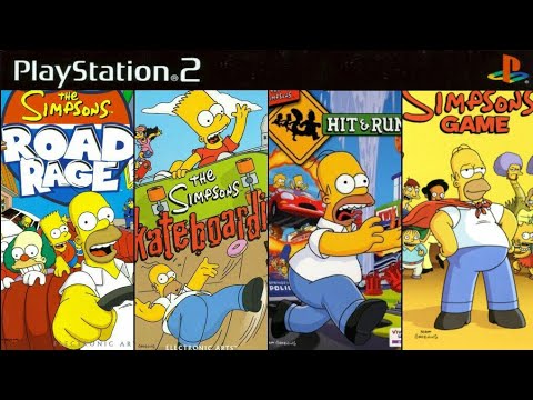 EVOLUCIÓN JUEGOS DE "THE SIMPSONS" PARA PS2 - YouTube