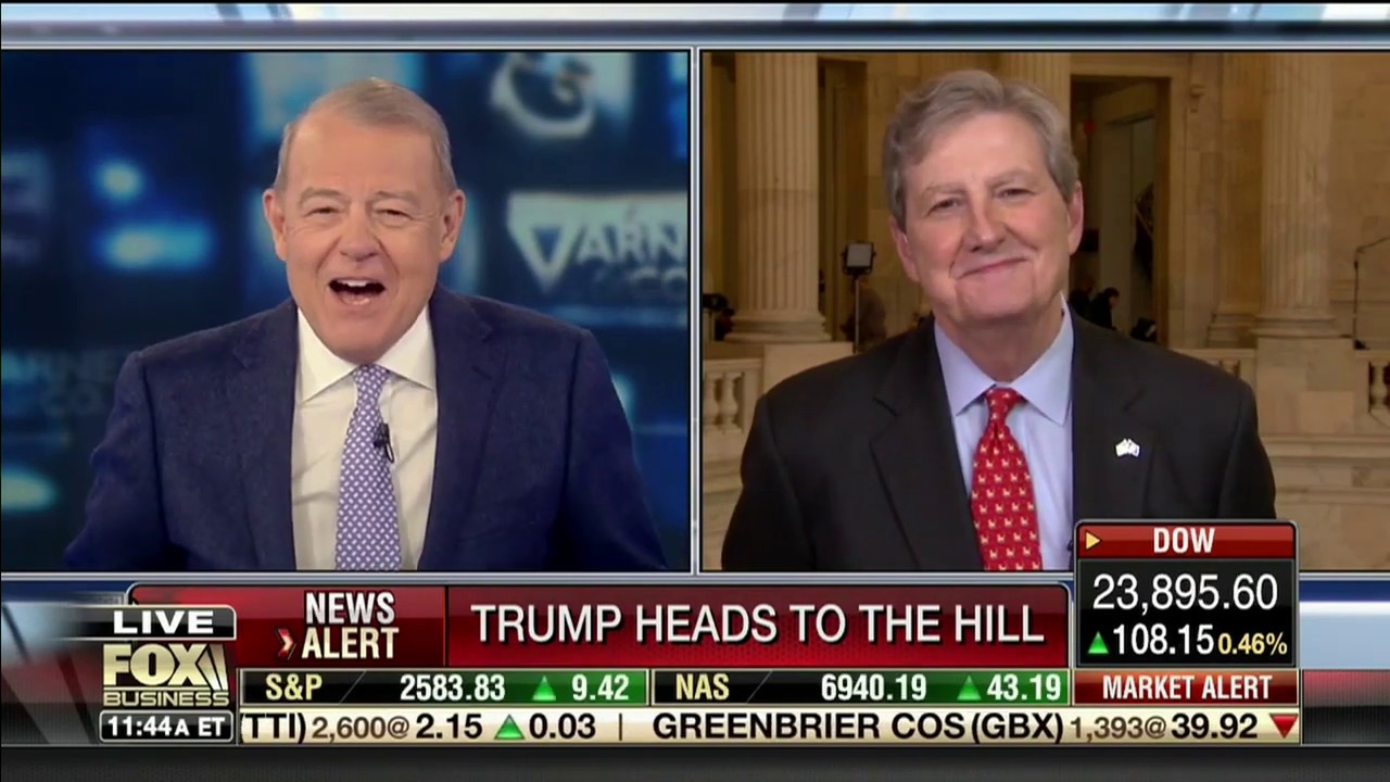Sen Kennedy discusses border security on Fox Business - YouTube
