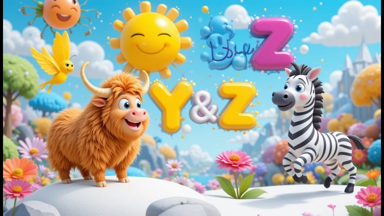 V to Z | Learn ABC Letters & Phonics with Animals | Fun Alphabet Song ...