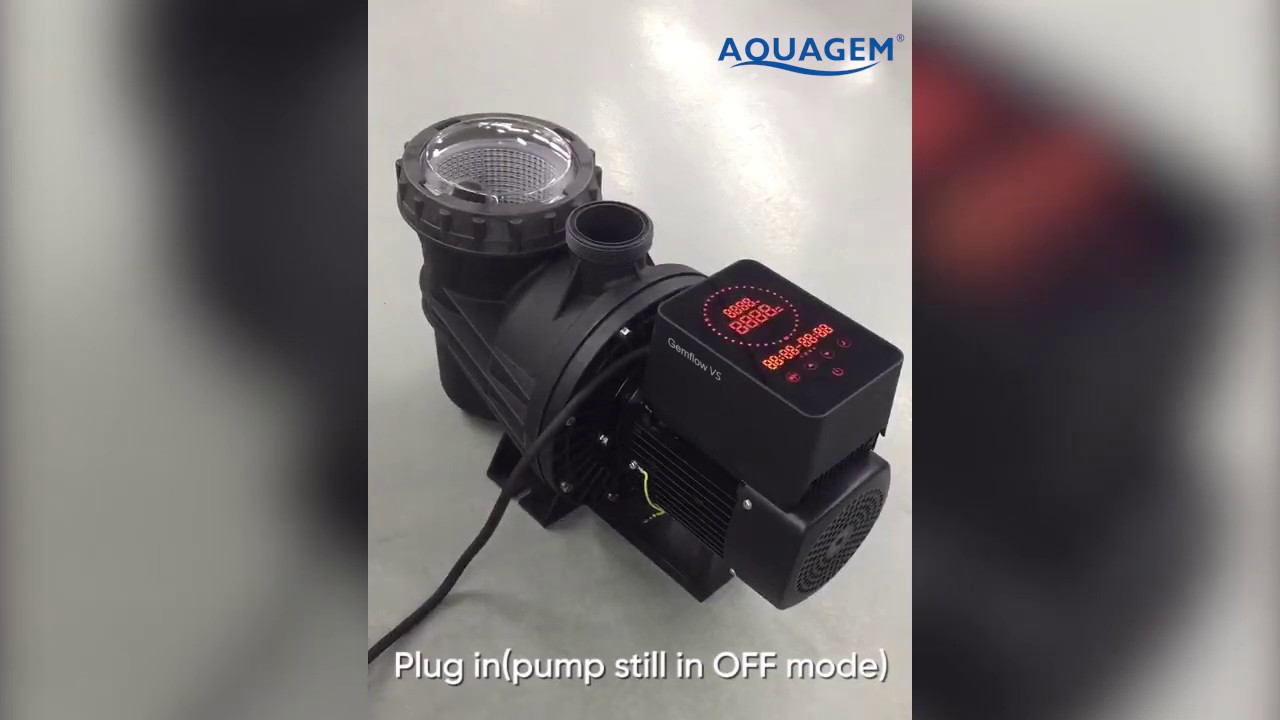 How Convenient Is A Smart Full Touch Screen Variable Speed Pump? - YouTube
