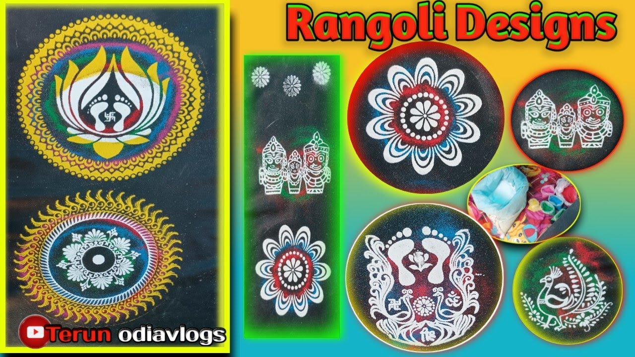 Rongali Designs// Easy jhoti design//#viral #trending #youtube #jhoti ...