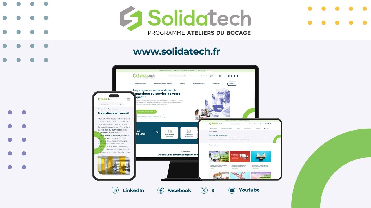 Solidatech, le programme de solidarité numérique au service de votre impact ! - YouTube