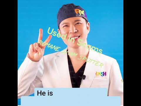 Dr. Jong Hyun Hong's images are used in Scams.