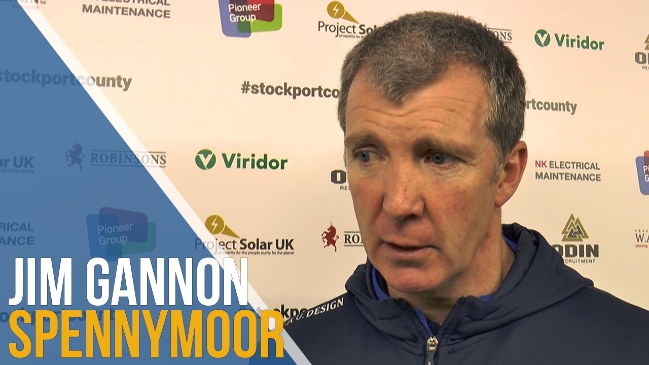 Jim Gannon Post-Match Interview - Spennymoor Town - YouTube