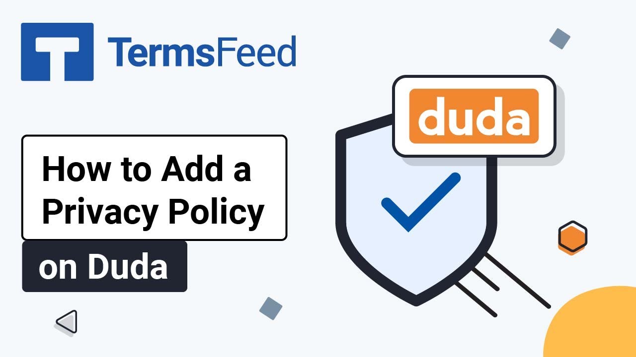 How to Add a Privacy Policy Page on Duda - YouTube