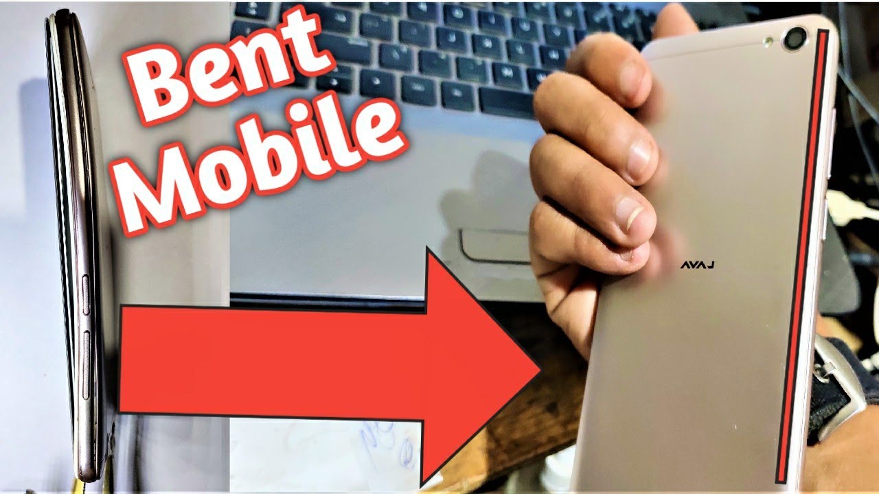 How to fix bent phone - YouTube