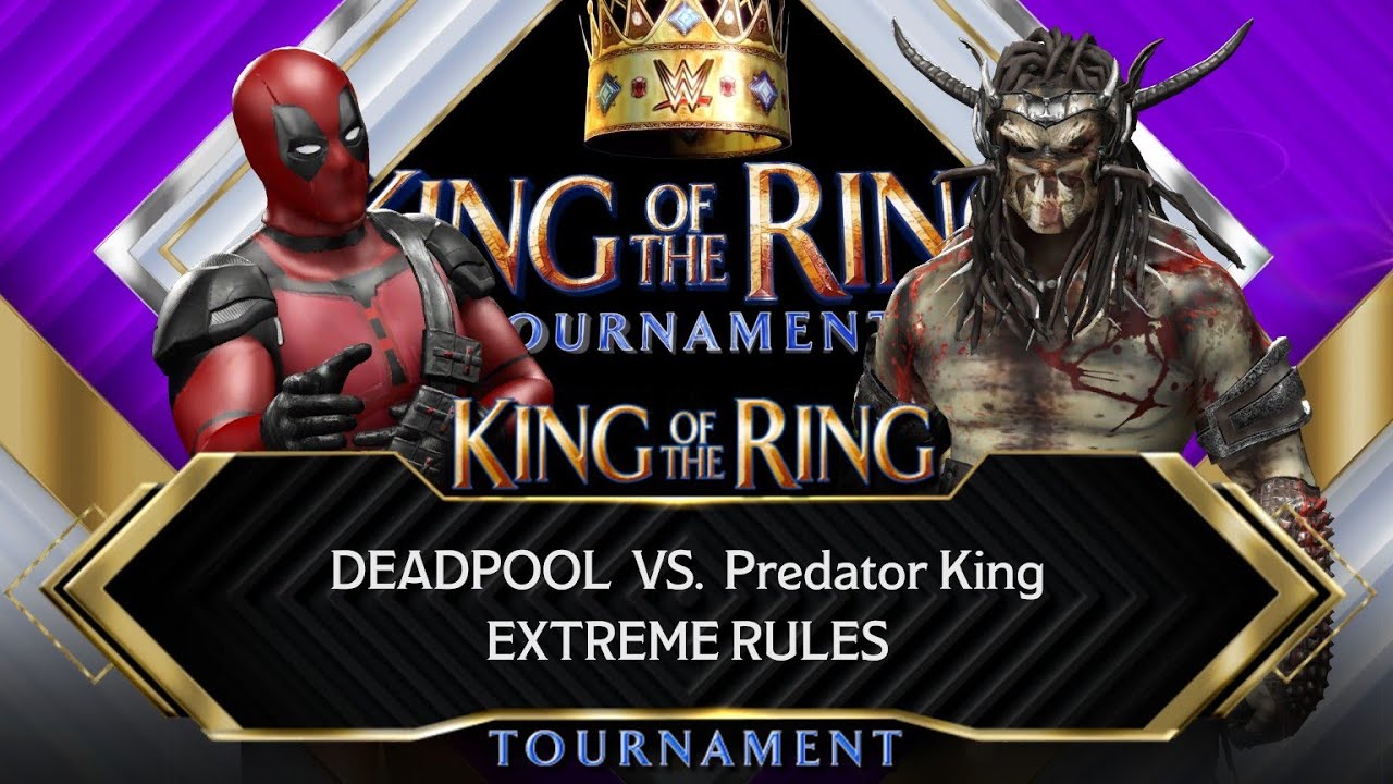 DeadPool Vs Predator King | Extreme Rules Match - WWE 2K25 PS5 [4K ...