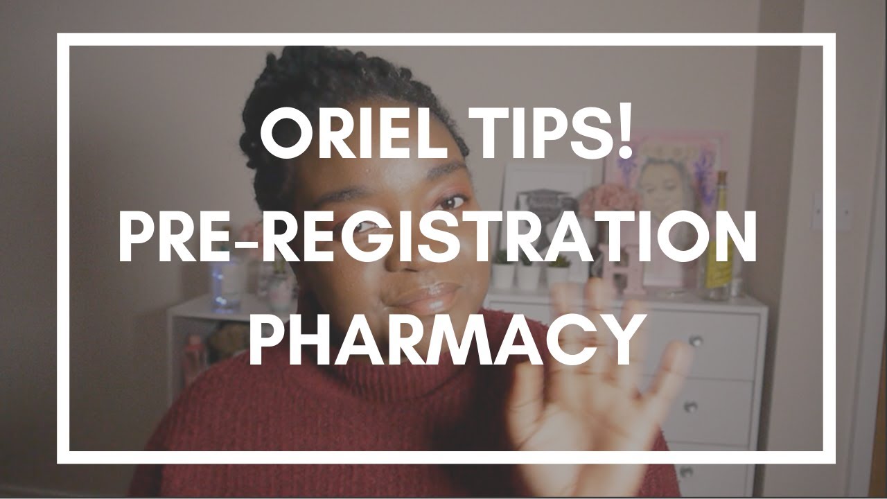 Pharmacy Oriel Tips: Getting Your First Choice on Oriel - YouTube