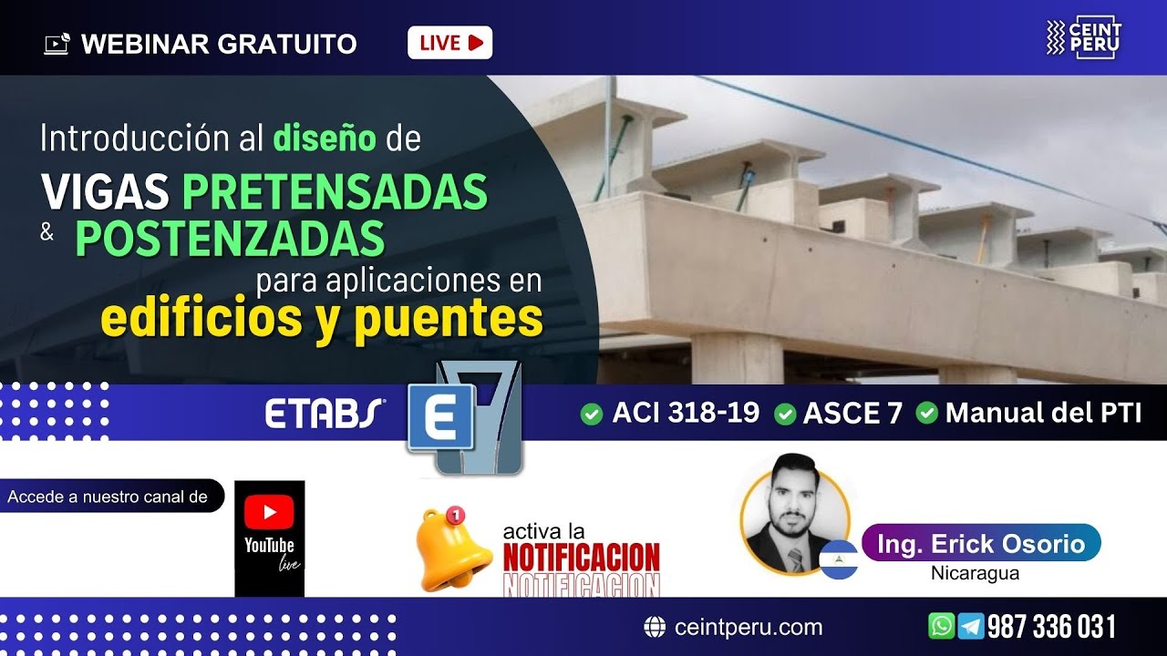 [ETABS] INTRODUCCION AL DISEÑO DE VIGAS PRETENSADAS Y POSTENSADAS PARA ...
