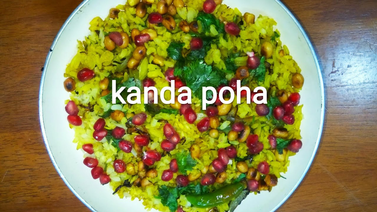 Onion peanuts flattened rice stir fry, chuda santula, poha kanda recipe ...