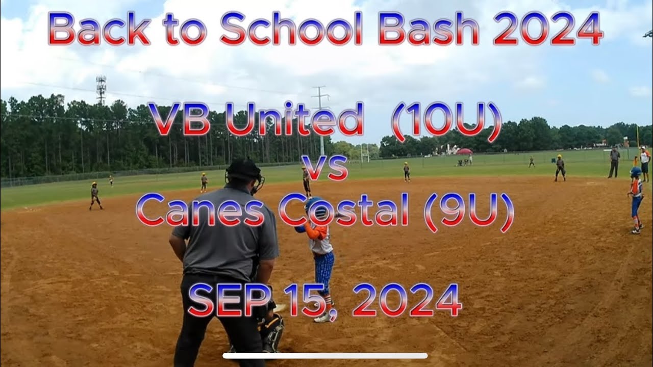 VB United (10U) vs Canes Coastal (9U): Back to School Bash 2024 - YouTube
