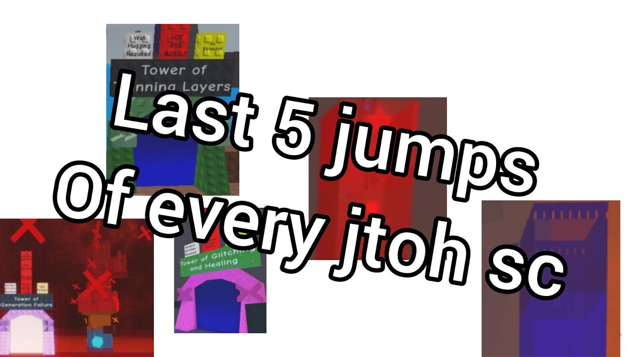The Final 5 Jumps Of Every SC In JTOH! | (Controller) - YouTube