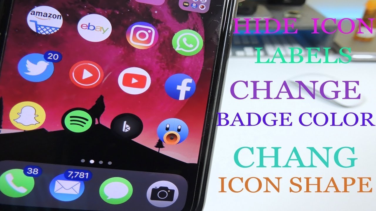 New Hide Icon Labels, Change Badge Colore & Much More With Houdini 2 ...