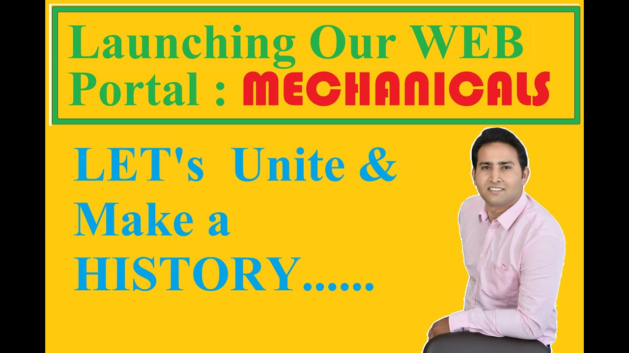 All Information For Mechanical Web Portal - YouTube