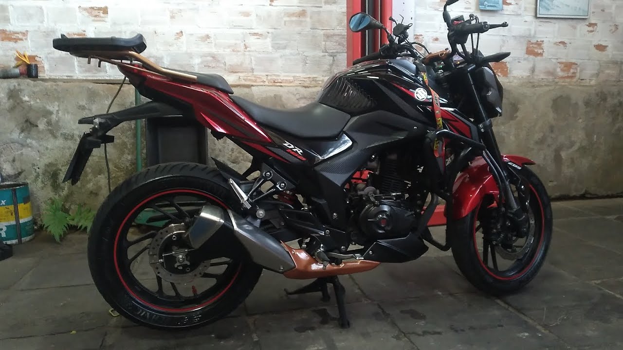 Haojue Dr160 com 80 mil km rodados, peças compatíveis que eu já usei🙏🙌 ...