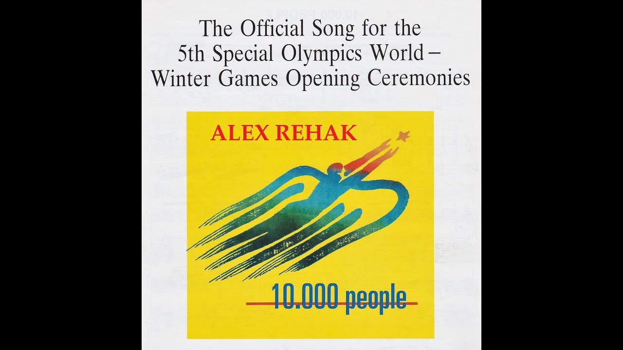 ALEX REHAK singt die Hymne von Special Olympics 10 000 PEOPLE - YouTube