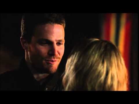Arrow 3x20 "The Fallen" Olicity KISS + Oliver saying goodbye to Thea ...