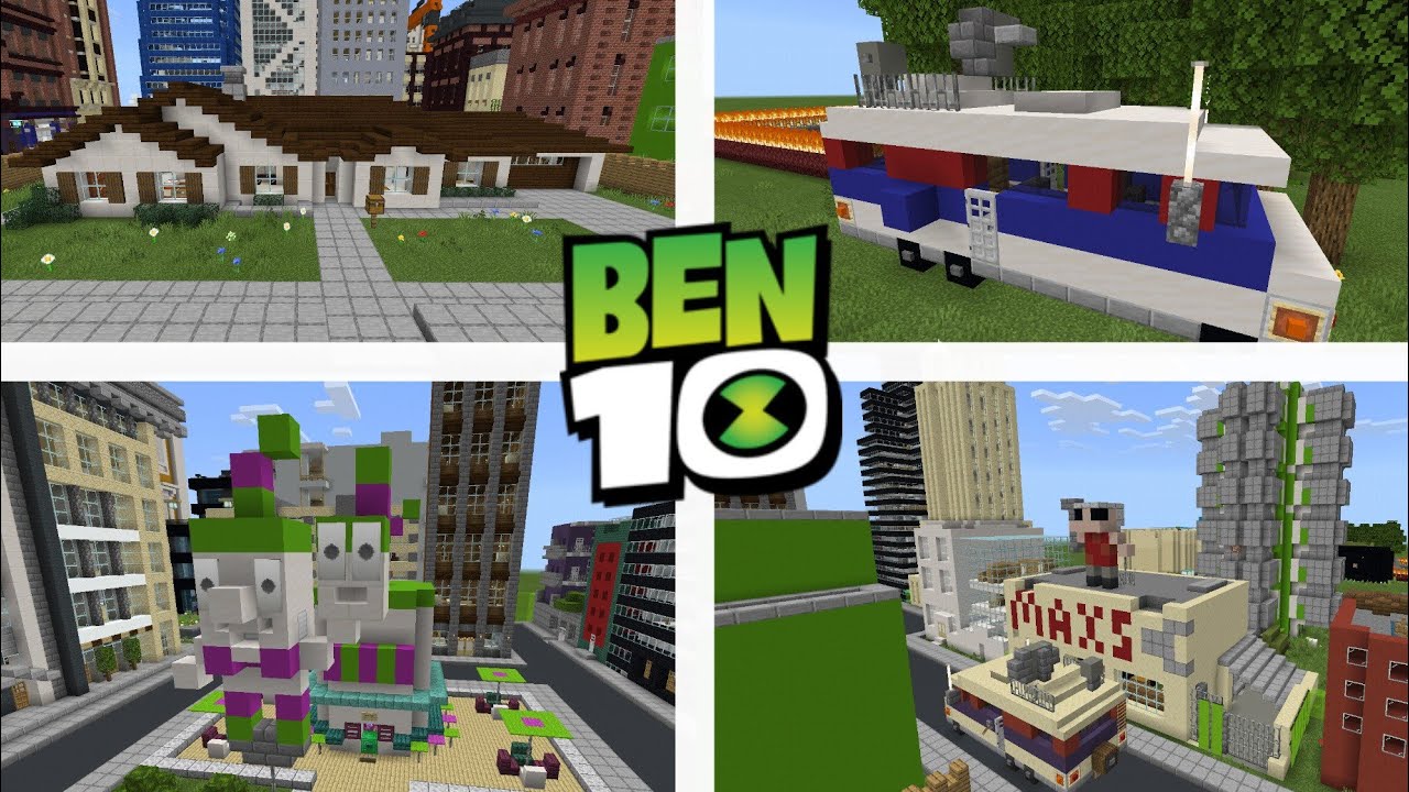 SAIU! VERSÃO DO MELHOR MAPA DE BEN 10 NO MINECRAFT PE ! - YouTube